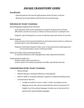 File:Awake Craniotomy Guide final 2022.pdf - WikiAnesthesia