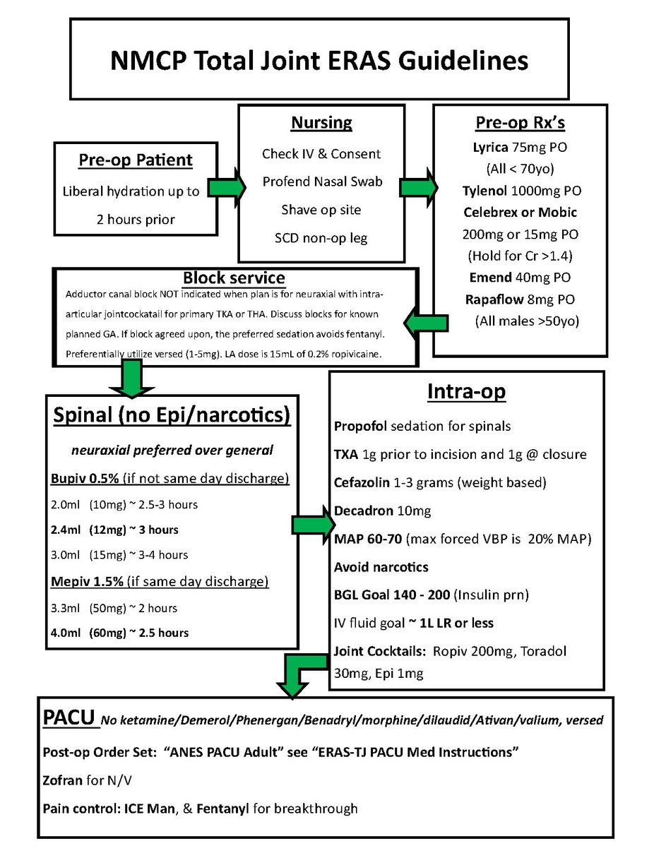 File:ERAS Total Joint Flow Chart Rev JUL 2022.pdf - WikiAnesthesia