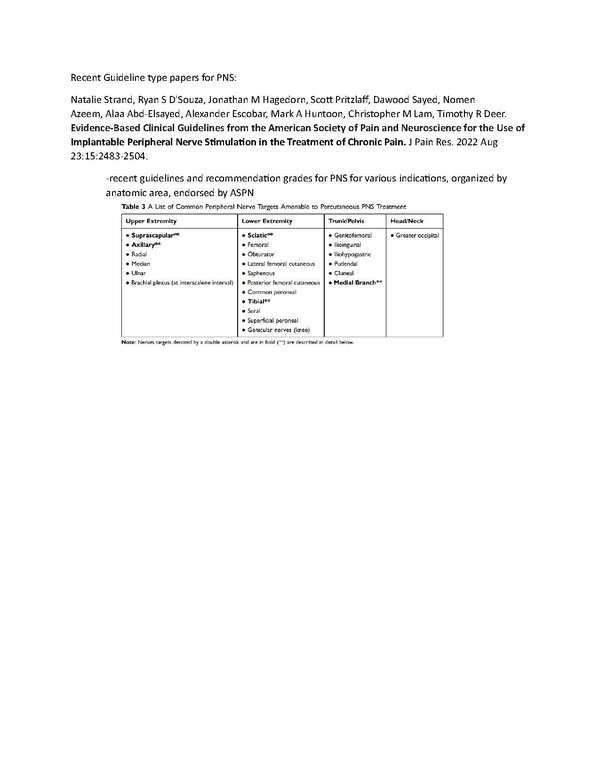 Peripheral Nerve Stimulation Wikianesthesia
